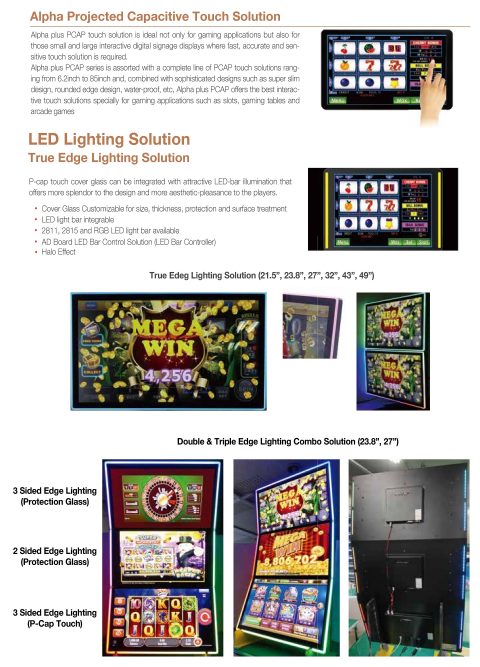 P-cap Touch Solutions | ALPHADISPLAY